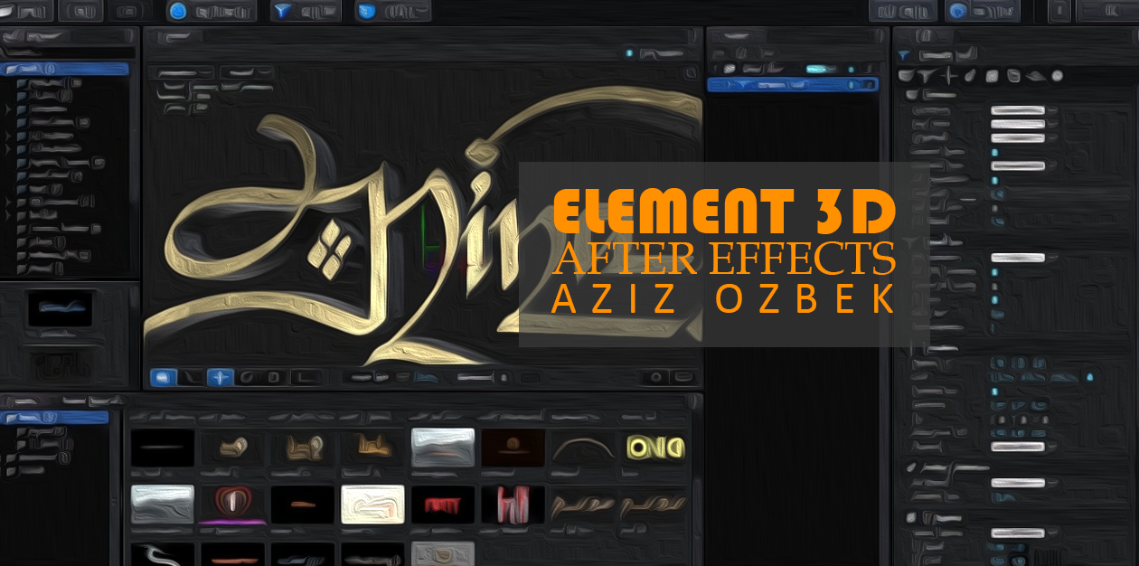 How to install Element 3d in After Effects | Aziz Ozbek
